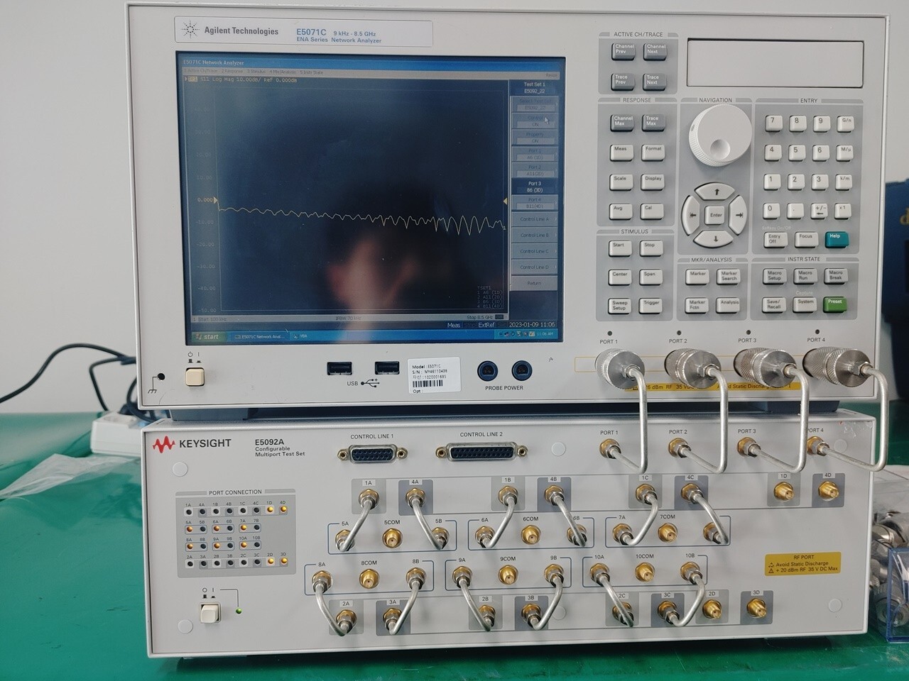 Keysight E5092A Configurable Multiport Test Set 50 MHz to 20 GHz (1053 ...
