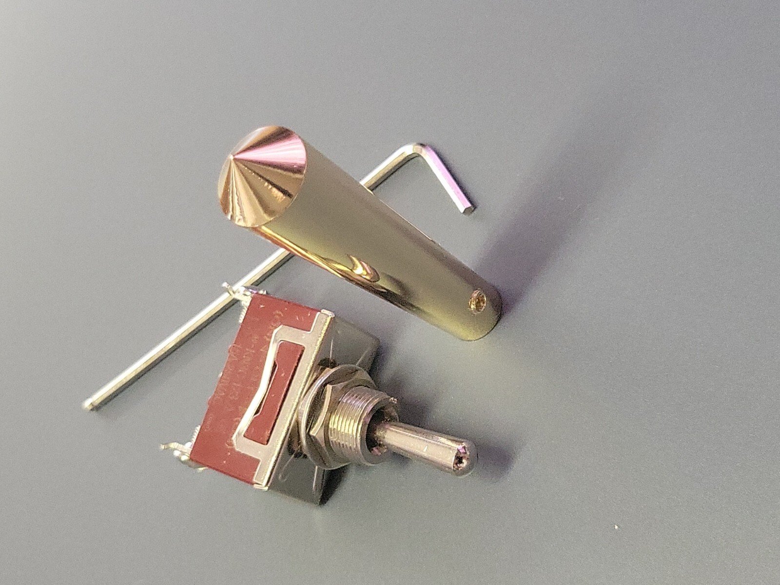 LOWRIDER HYDRAULICS SWITCH with GOLD EXT 3 PRONG AIR RIDE SUSPENSION ...