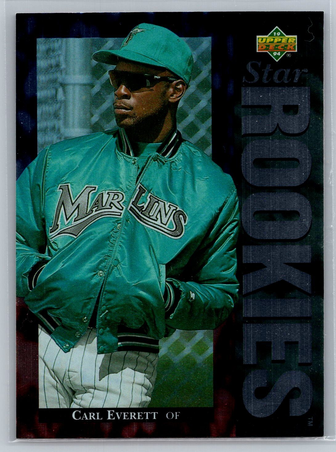 1994 Upper Deck Star Rookie Baseball #11 Carl Everett Florida Marlins ...