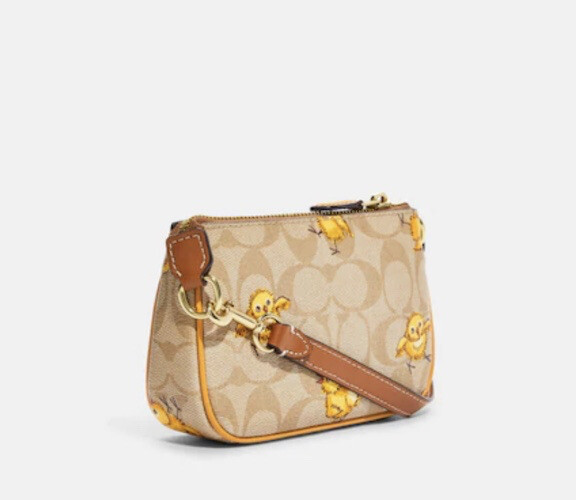 Coach Nolita 15 In Signature Canvas With Tossed Chick Print New | eBay