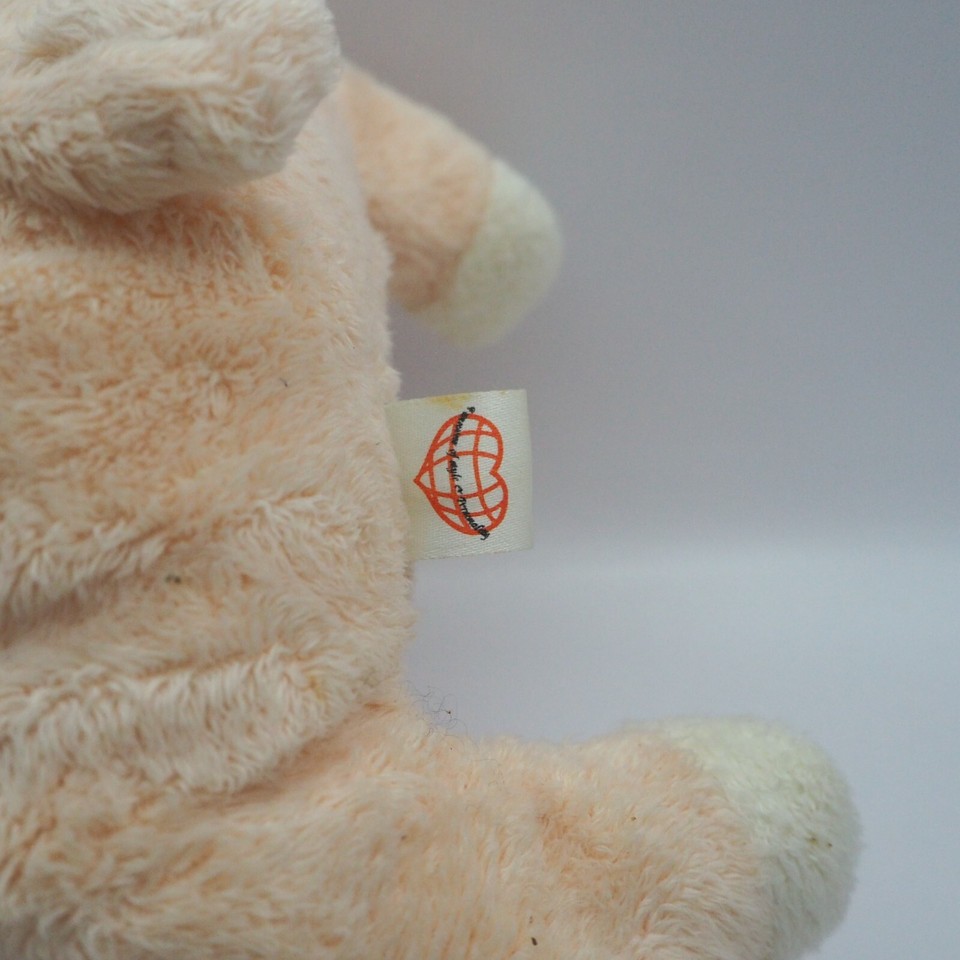 D0205A Shinada Company Pig Sleeping Laying 8" Plush Stuffed Toy Doll ...