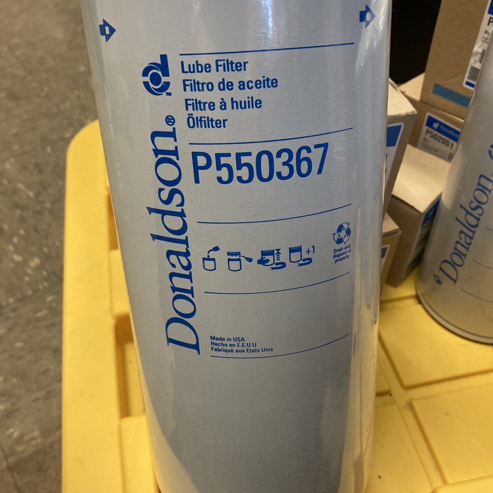 DONALDSON P550367 - cross reference oil filters | oilfilter ...