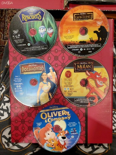 Disney Classics 5 Disc DVD Collection Bundle - Discs Only - Good ...