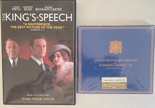 The King's Speech DVD (Near Mint) + Digipak (New)of King's Speech to ...