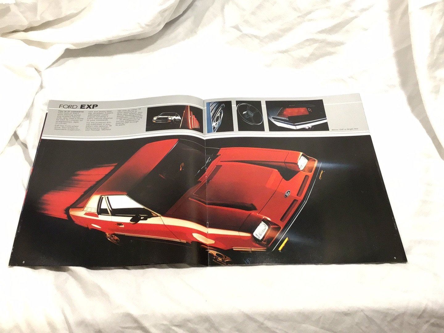 1982 Ford EXP sales brochure | eBay