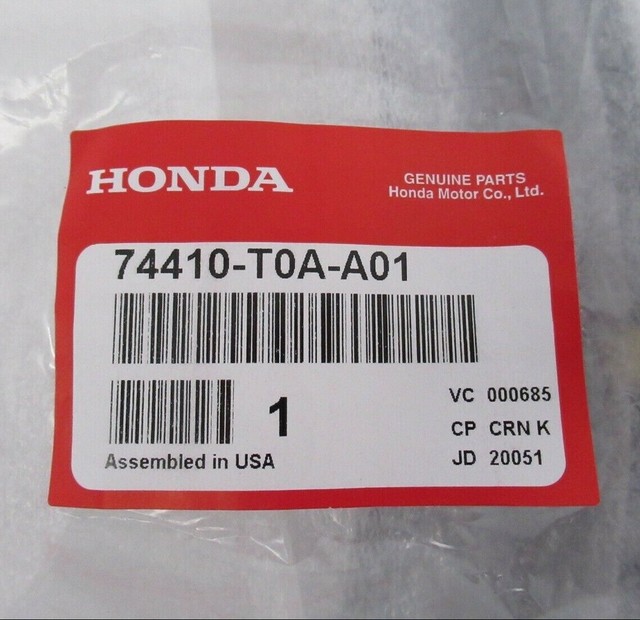 Honda 74410T0AA01 Genuine OEM Factory Original Wheel OPNG MLDG for sale ...