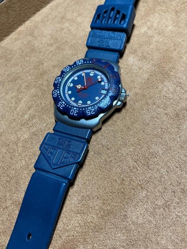 TAG Heuer Formula 1 370.513 Blau Mercedes Zeiger Sportuhr Kleine ...