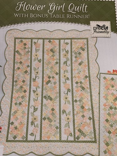 Flower Girl Quilt Kit, new, complete. Fabrics by Heather Briggs, Moda ...