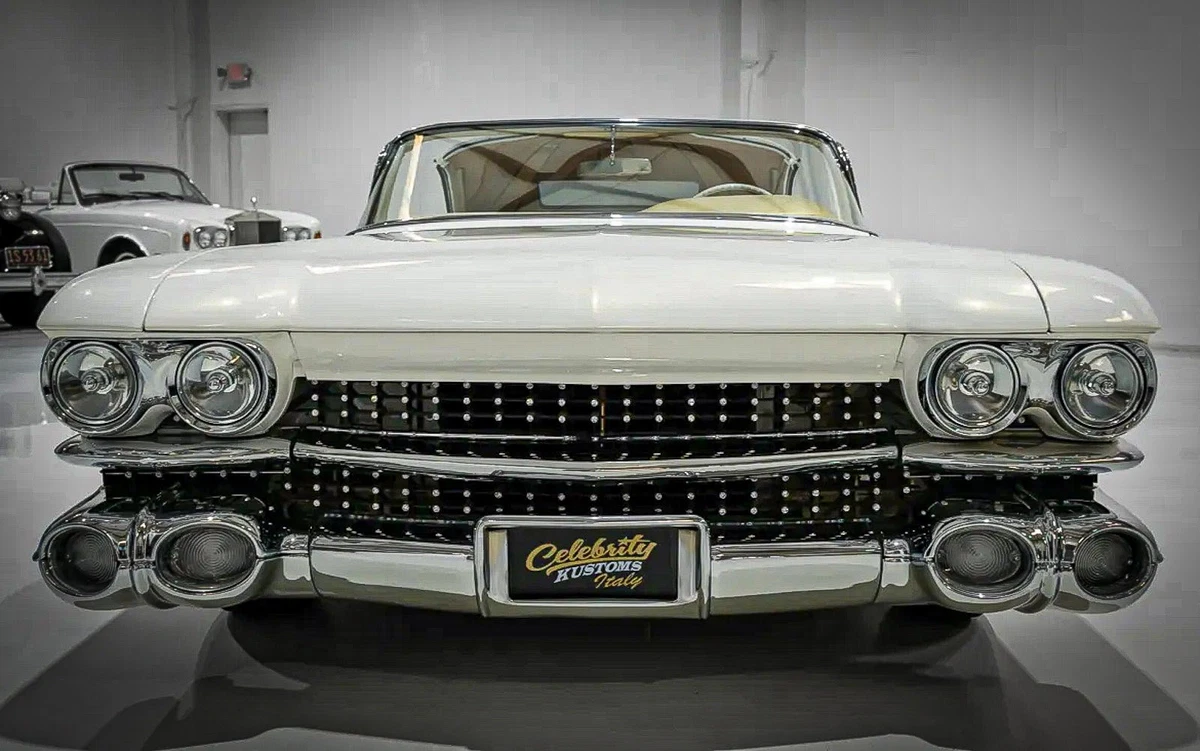 Swarovski Crystal and Italian Leather Adorn Elvis III Coupe de Ville
