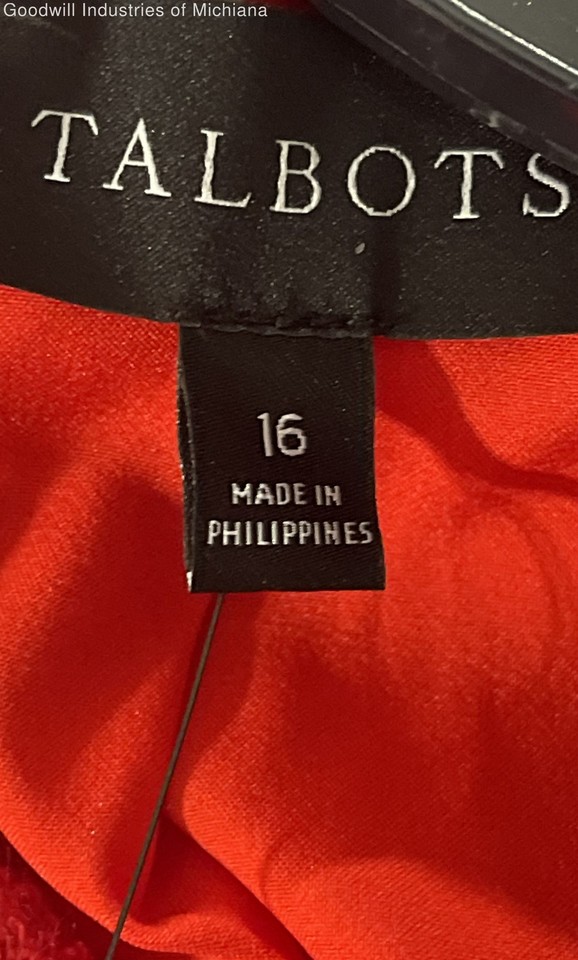 Talbots NWT Women's Red Coat Sz 16 | eBay