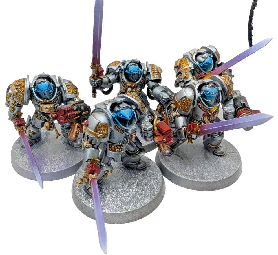 Warhammer 40k Grey Knights Brotherhood Terminators Well Painted Games ...