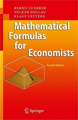 Mathematical Formulas for Economists (Paperback or Softback) | eBay
