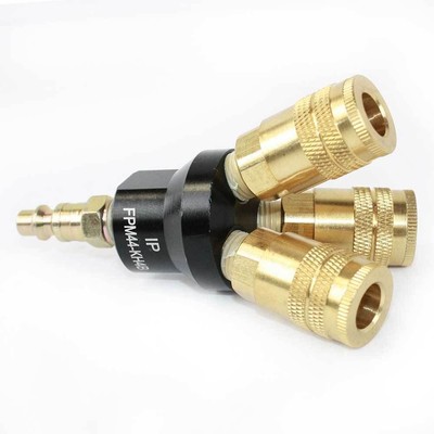 3 Way Split Air Connector with Snap Plug Fittings Connectors Manifold ...