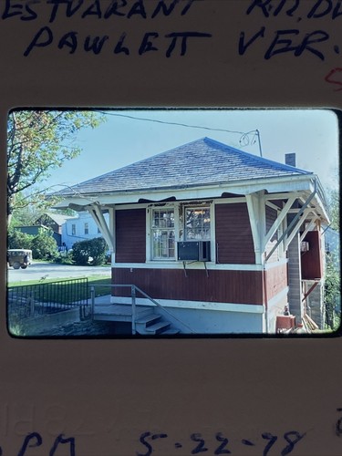 1978 Original 35mm Slide Pawlet Vermont Railroad Depot Restaurant ...