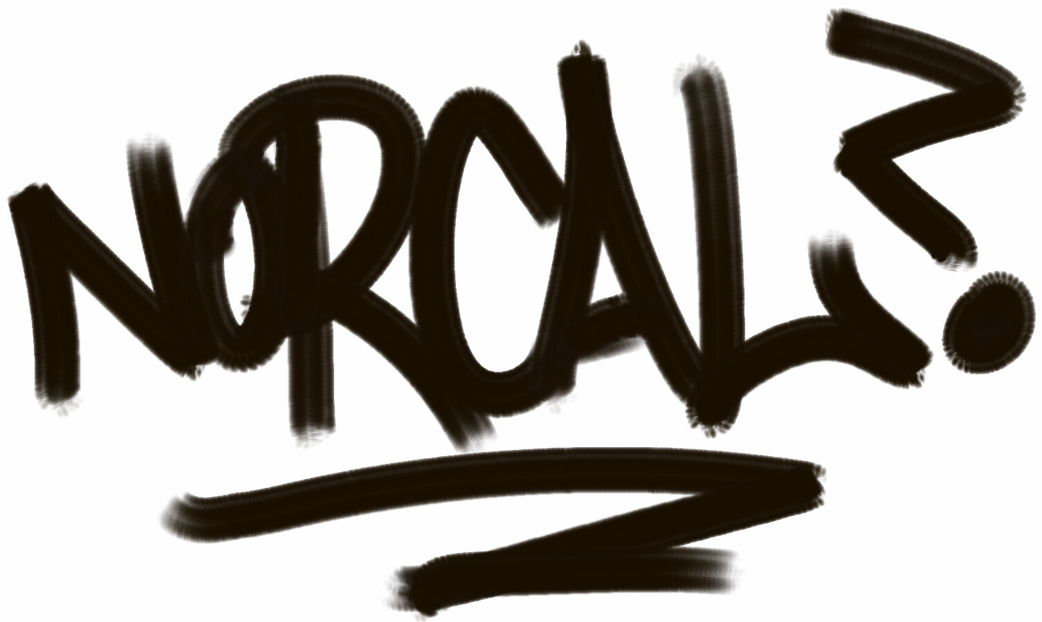 NORCAL Northern California Graffiti Hand style die cut Vinyl car decal ...
