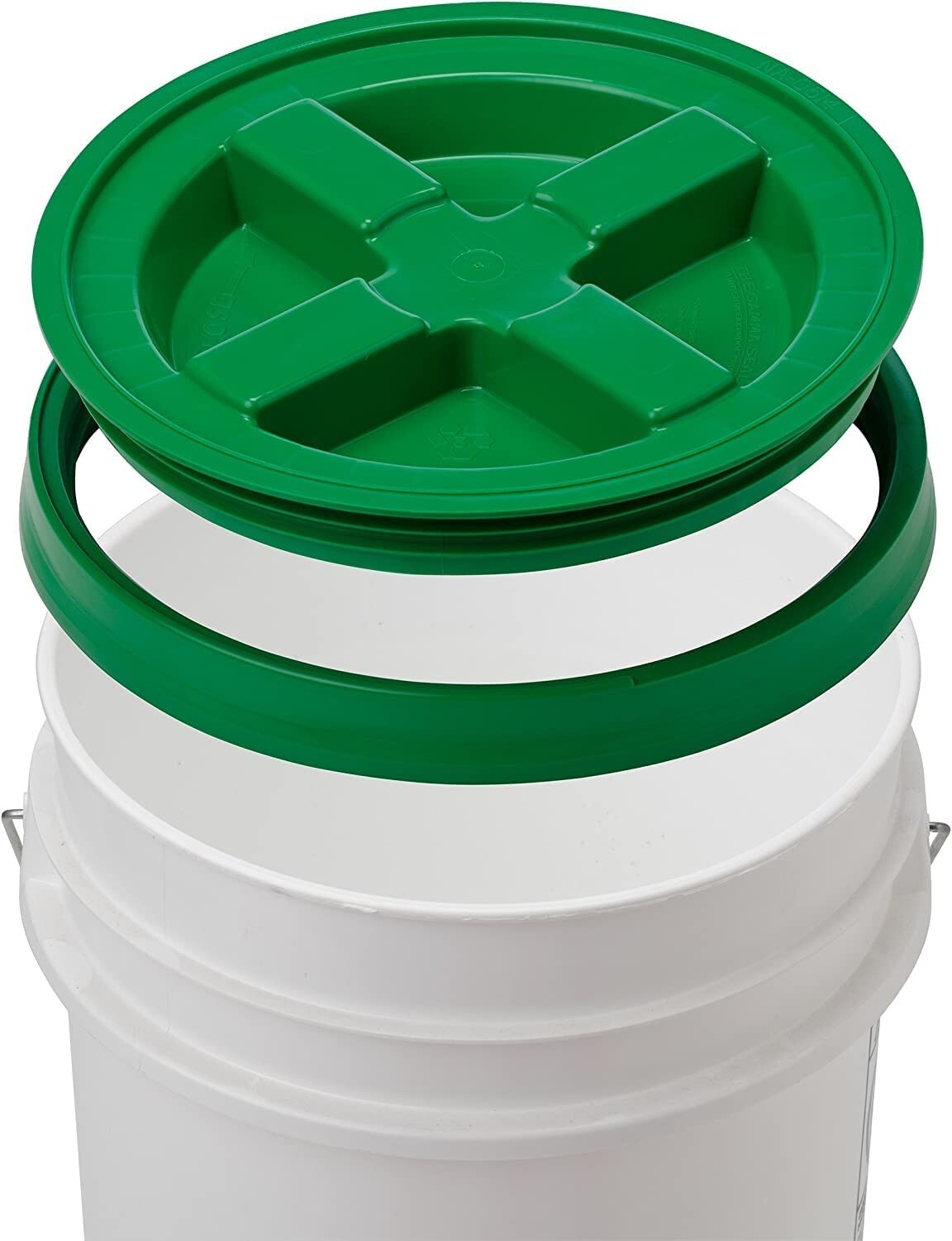 Gamma Seal Screw On Bucket Lid 5 Gallon Water Plastic Pail Air Tight ...