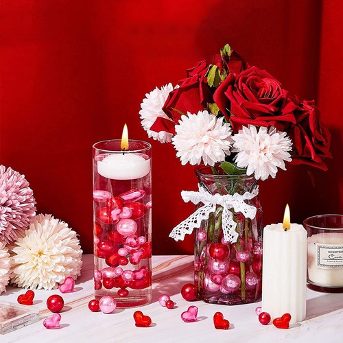 Vase Filler Floating Pearls Mini Valentine Day Decoration Wedding RL | eBay