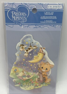 Precious Moments COLORBOK Iron-On Transfer 71032 - Cat With Fiddle ...