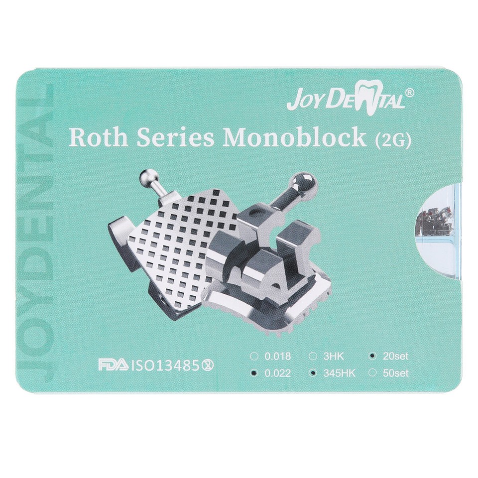 AZDENT Dental Orthodontic MIM Monoblock Brackets Brace Mini Roth/MBT ...