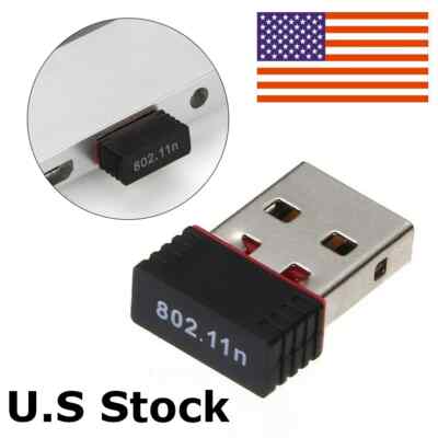 NEW Realtek RTL8188ETV USB WiFi 802.11B/G/N Adapter Mini Wireless ...