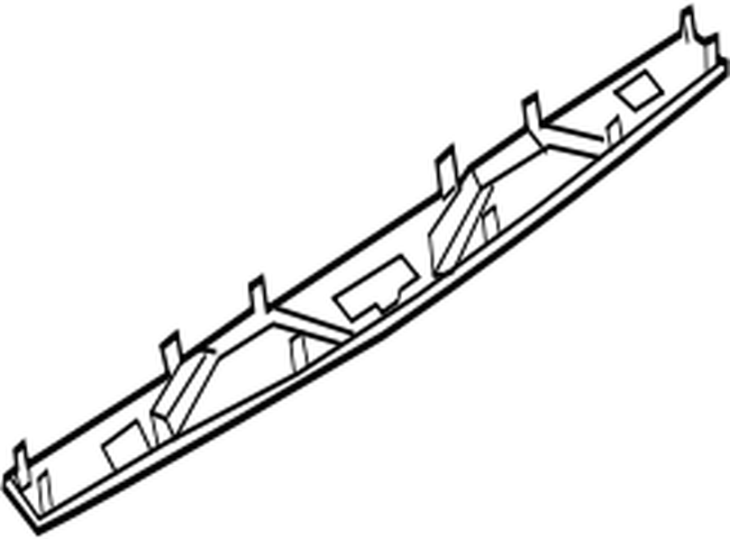 76813-33010 Toyota Garnish, luggage compartment door, outside no.3 ...