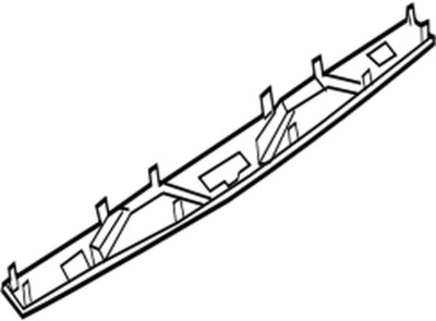 76813-33010 Toyota Garnish, luggage compartment door, outside no.3 ...