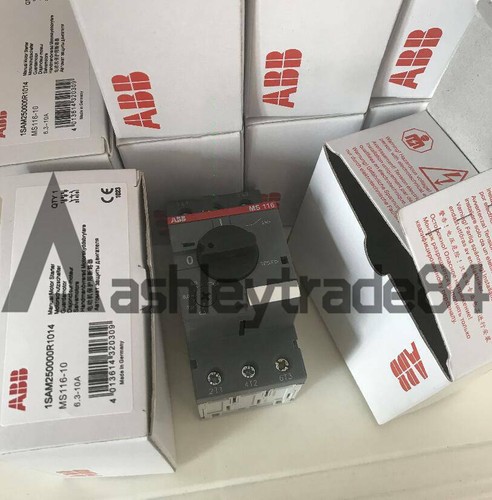 1PC New ABB motor starter Motor circuit breaker MS116-10 6.3-10A | eBay