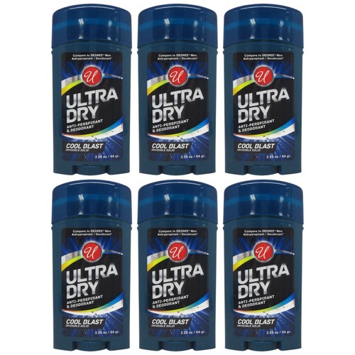 Ultra Dry Anti-Perspirant & Deodorant Solid - Cool Blast, 2.25oz. (Pack ...