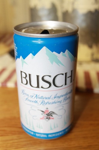 Vintage Busch Extruded Steel 12oz Beer Can-Merrimack NJ | eBay