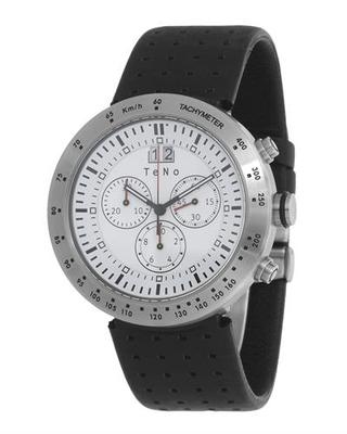 Teno 8002 Men's Chronograph Date Quartz Watch. Made Germany. Rubber ...