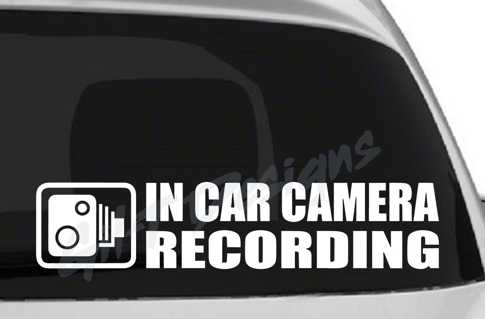 In Car Camera Recording #3 Vinyl Decal Sticker, Truck, Video, Dash ...