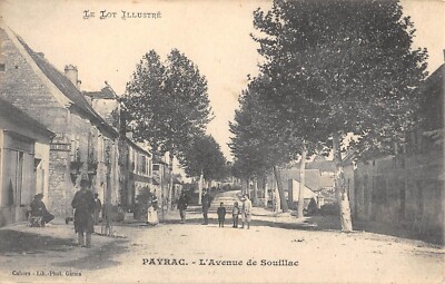 CPA 46 PAYRAC AVENUE DE SOUILLAC | eBay