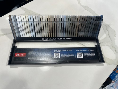 TEC Grout and Caulk 40 COLOR SAMPLE KIT CASE H.B. Fuller - New | eBay