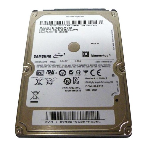  NEW SAMSUNG 500GB 2 5 SATA 5400RPM LAPTOP PC HDD HARD DRIVE