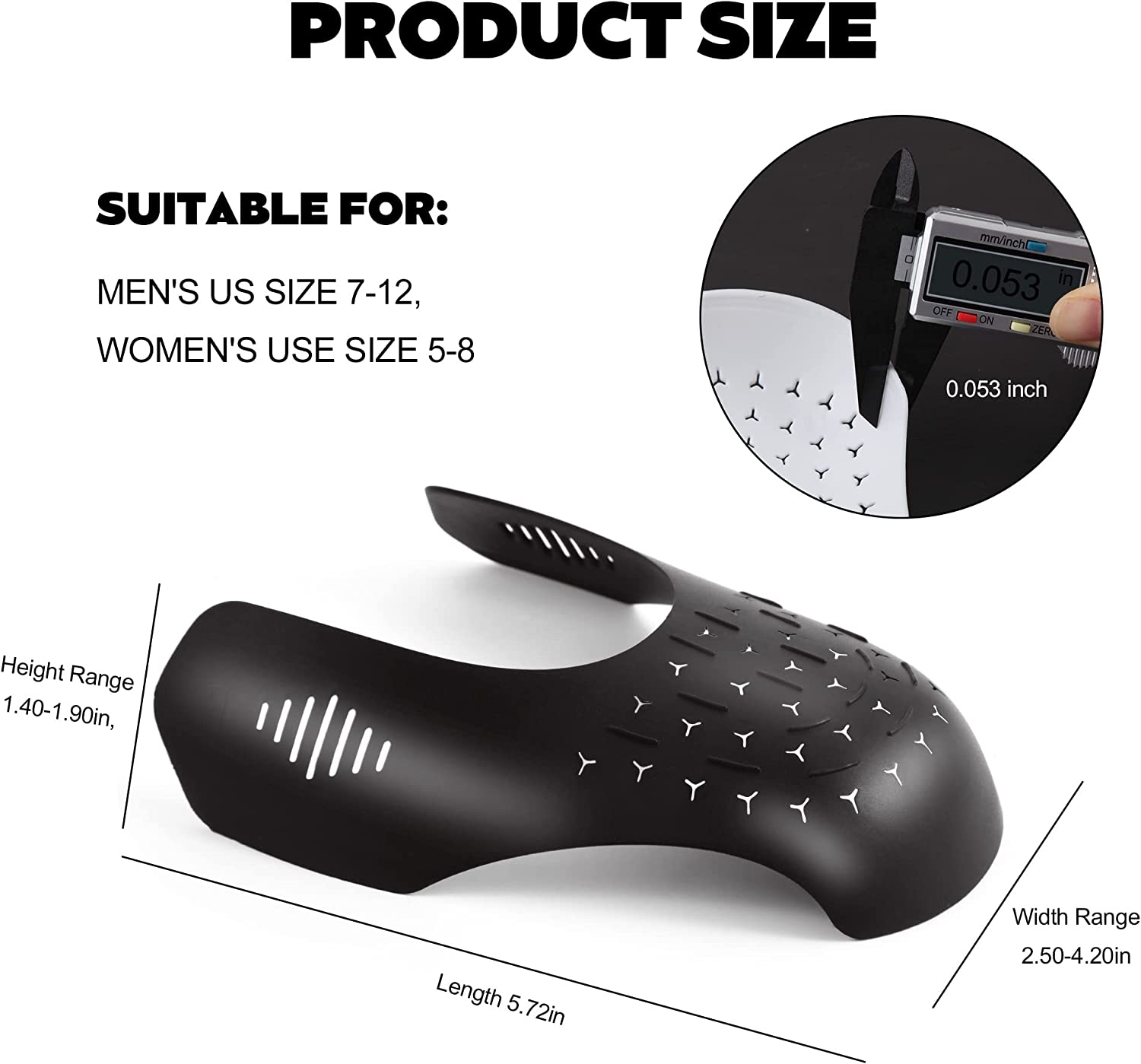 6 Pairs Shoe Boot Creases Preventers, Anti-Wrinkle Shoe Protectors Shoe ...