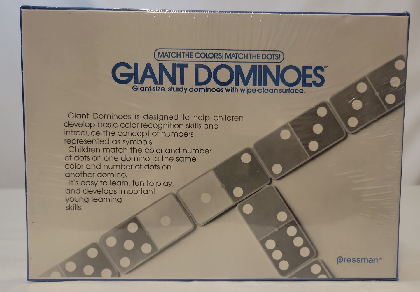 Giant Dominoes 1984 classic vintage educational game, for young ...
