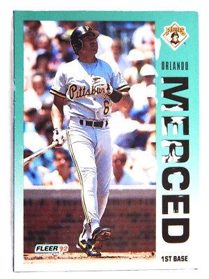 Orlando Merced #561 Fleer 1992 Baseball Card (Pittsburgh Pirates) LN | eBay