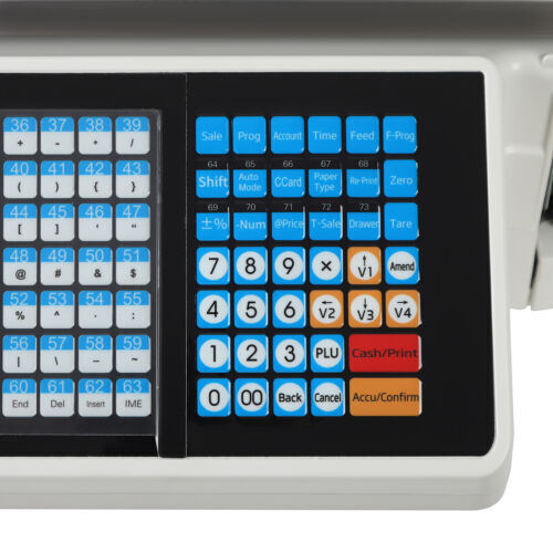 Scale Label Printing Scale Commercial Food Scale with Label and Receipt ...