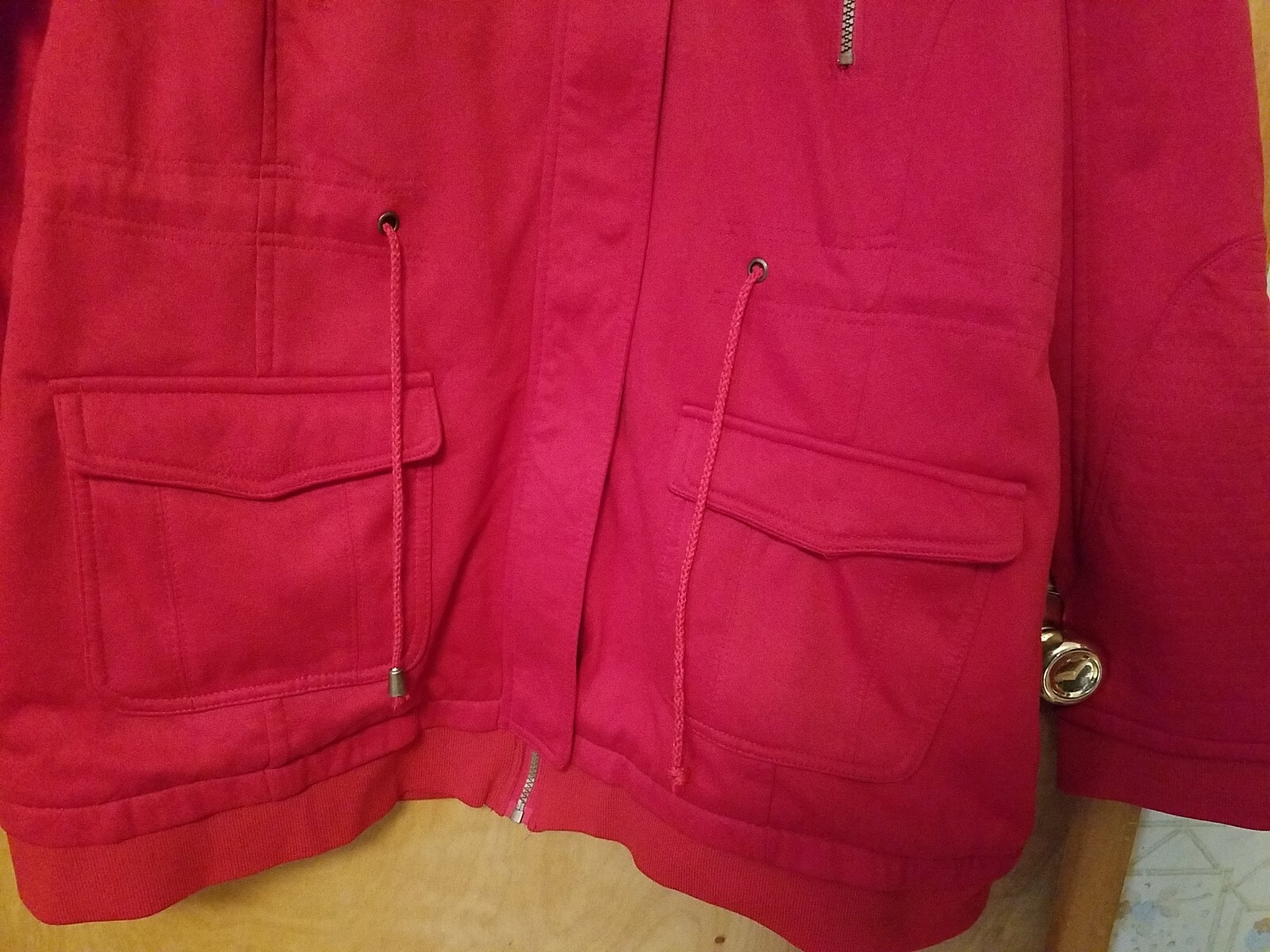 3X Yoki Red Winter Utility Jacket - Gem