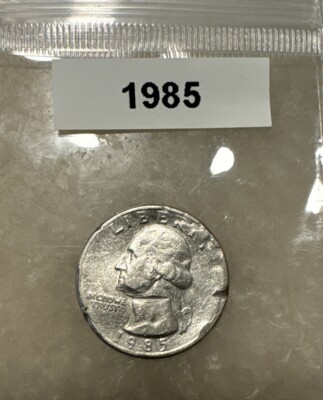 1985 d Quarter error | eBay