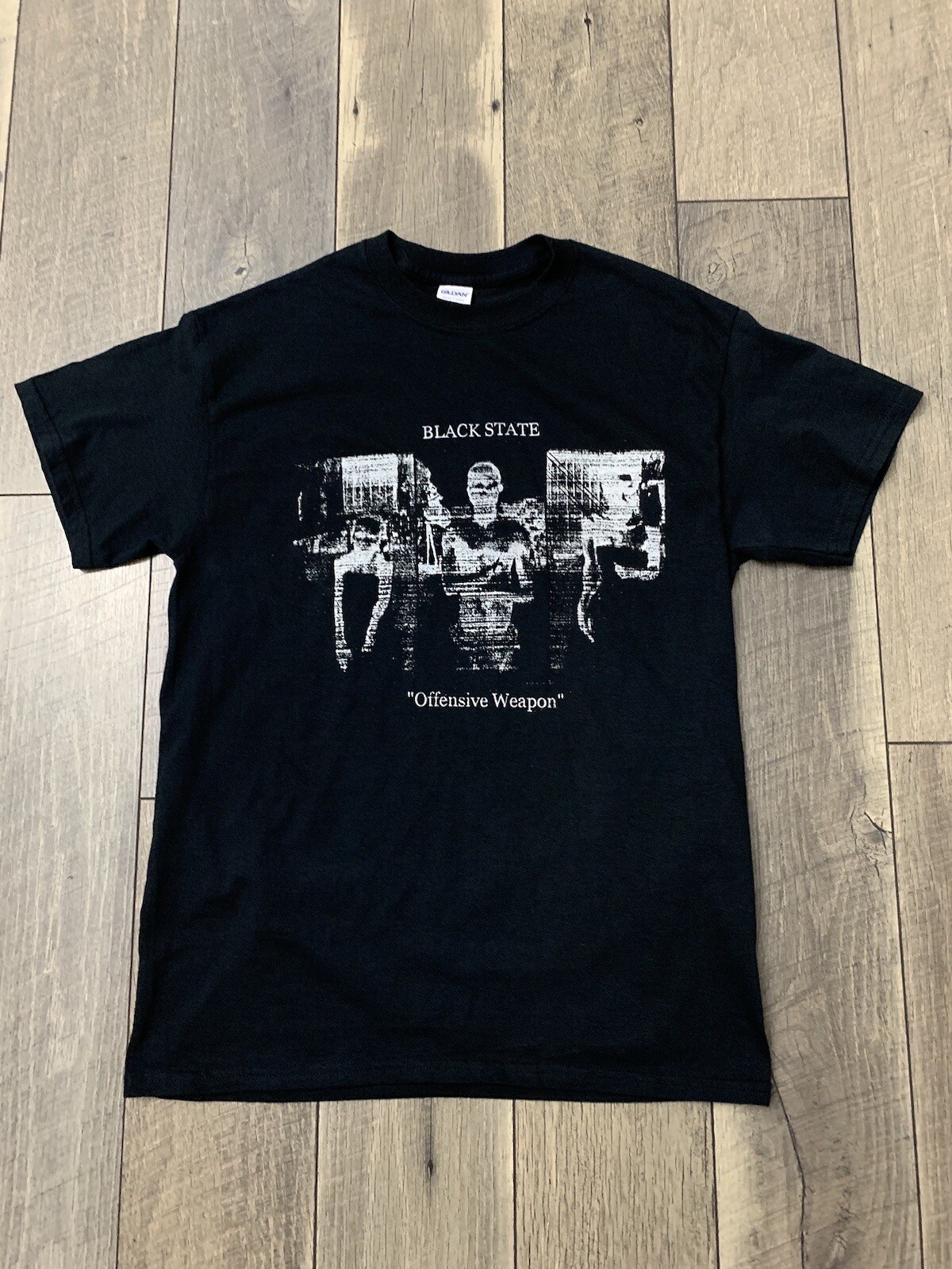 Black State Shirt L Power Electronics Noise Bizarre Uproar Grunt Sick ...
