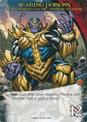 POISON THANOS Upper Deck Marvel Legendary VENOM Mastermind Tactic ...