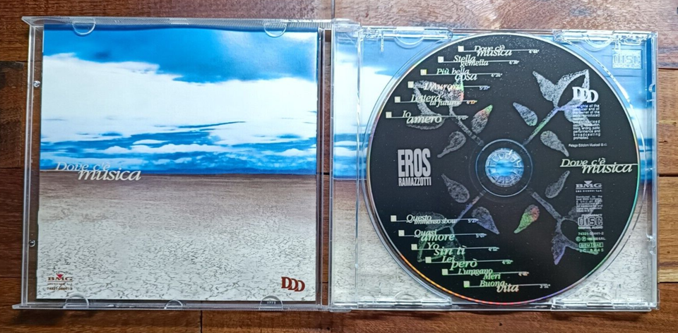 Eros Ramazzotti Dove C'E' Musica - Music CD | eBay UK