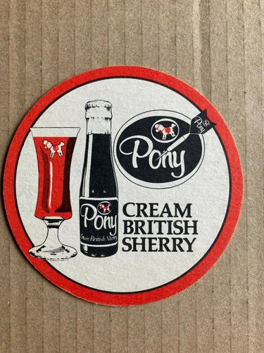 PONY CREAM BRITISH SHERRY DARTS WORLD No 1 THE STANCE DRINKS BAR BEER ...