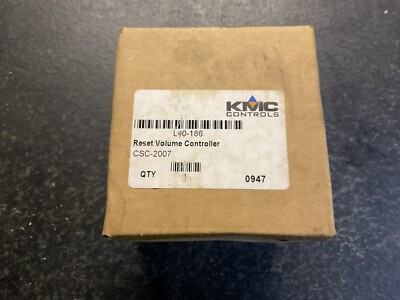 Kmc Controls CSC-2007 - Pneumativ Direct Acting VAV Controller | eBay