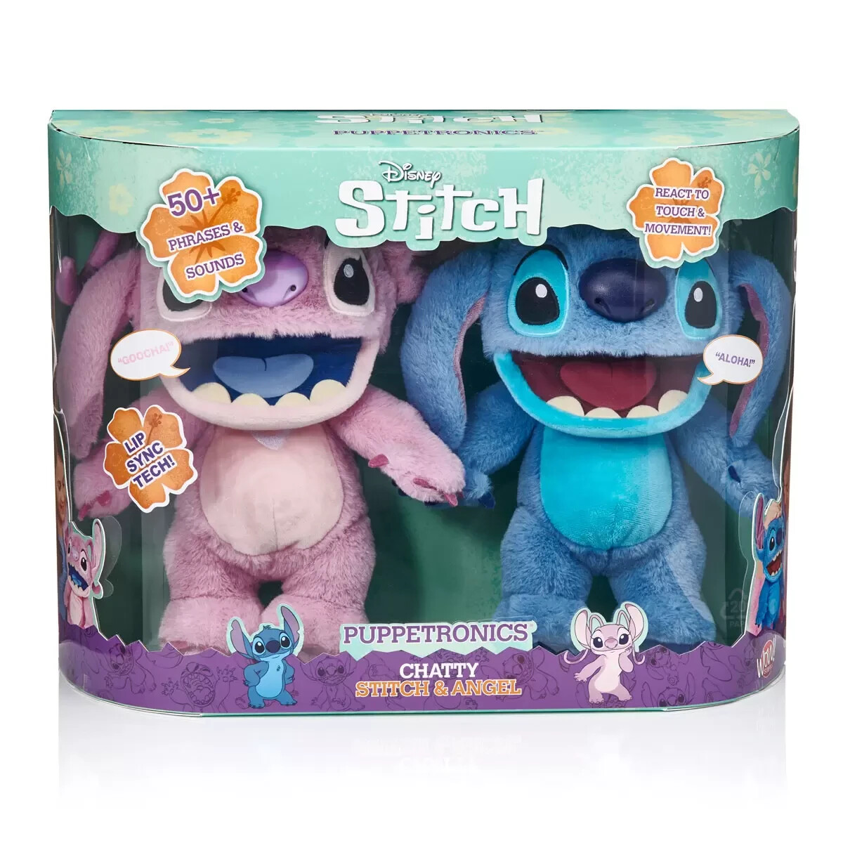 Disney Chatty Stitch & Angel Deluxe Puppetronics Twin Pack | eBay UK