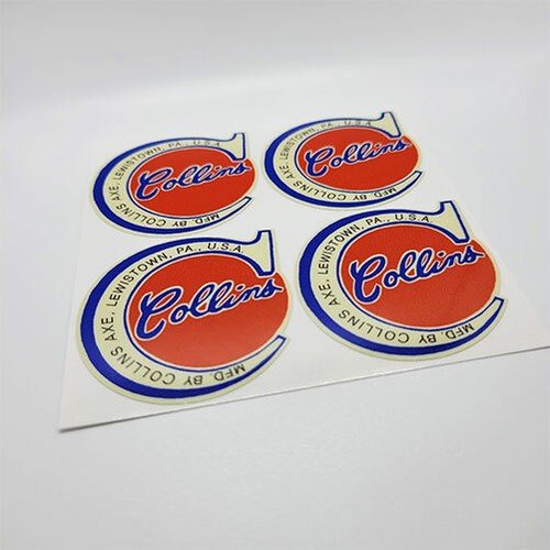 Collins Axe Vintage Style DECALs, Vinyl STICKERs | eBay