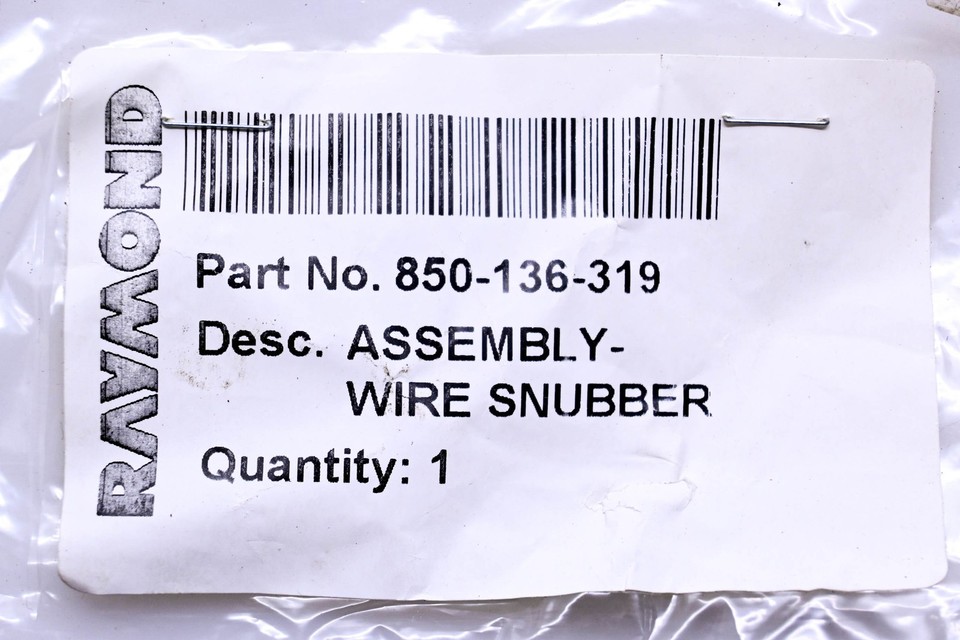 Raymond 850-136-319 Wire Snubber Assembly NOS | eBay