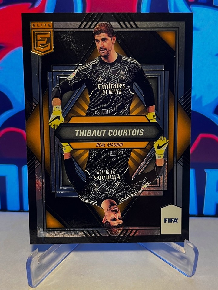 1/1 + /10 Panini Elite Thibaut Courtois - Real Madrid - No. 25 + Base ...