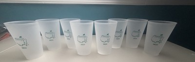 Lot Of 8 Masters Golf Drink Cups. (4) 2024 (4) 2025. Brand New! Augusta ...